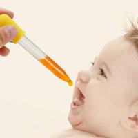 China Factory Wholesale Food-grade Silicone Dropper Feeding Device for Infants, Anti-aspiration Strap with Marked Dropper for Water & Medicine Feeding for sale