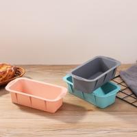 China Factory Wholesale Silicone Easy-Demolding Toast Mold, Kitchen Bread Baking Tray, Rectangular Cake Baking Mold, High-Temperature Resistant Baking Mold for sale