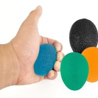 China Silicone Grip Exerciser Ball, Soft Jelly Texture Egg Grip Ball for Finger Strength Training for sale