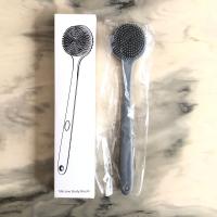 China Factory Wholesale Silicone Bath Brush, Multi-Functional Double-Sided Massage Brush for Bathing, Back Rubbing & Mud Scrubbing, Soft Skin Care Bath Brush Manufacturer for sale