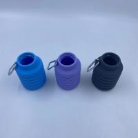 China Factory-Direct Platinum Silicone Sports & Outdoor Water Bottle, Large-Capacity Portable Expandable Water Bottle, Silicone Folding Water Cup for sale