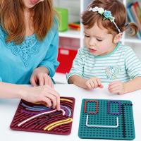 China Factory Wholesale Uncompressed Silicone Sensory Activity Board, Exquisite Twist Board, Educational Relaxing Puzzle Toy for Children with Hyperactivity Disorder for sale