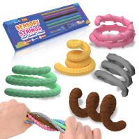 China Factory Wholesale Fidget Toys Sensory Sticks, Texture-Responsive Bending-Foldable Rods & Calming Sensory Silicone Handwatches for Autistic Children for sale