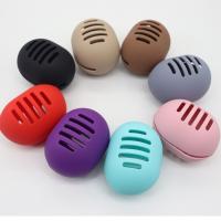 China Factory Wholesale Silicone Makeup Sponge Storage Bag, Dust-Proof Breathable Sponge Storage Box for Portable Makeup Tools for sale