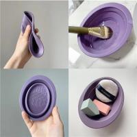 China Factory Direct Supply Makeup Tool Cleaning Pad, Customizable Silicone Cleaning Pad, Special for Powder Puff and Sponge for sale