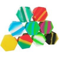 China Factory Direct 26ml Bee Hexagonal Silicone Box, Sealed Silicone Storage Container for Smoke Oil Cream & Cosmetic for sale