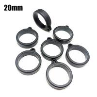 China 8mm Hook with 13/16/18/20mm Ring & 40mm Black Silicone Ring, Durable Silicone Hardware, Factory Direct Wholesale & Customization for sale