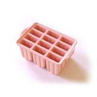 China Food-grade Silicone 12-piece Ice Cream Mold Popsicle Mold, FDA Certified, Reusable Freezer Safe, Factory Direct Wholesale & Customizable for sale