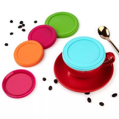 China Factory Direct Silicone Cup Lid - Leak-Proof Dust-Proof, Multi-Purpose Sealing Preservation Cover for Ceramic Tea Cups for sale