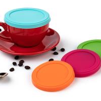 China Factory Direct Silicone Cup Lid - Leak-Proof Dust-Proof, Multi-Purpose Sealing Preservation Cover for Ceramic Tea Cups for sale