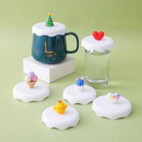 China Factory Direct Silicone Cup Lid Universal Cover - Leak-Proof Dust-Proof, Multi-Size Fit for Various Cups for sale