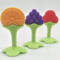 China Factory Direct Silicone Baby Teething Toy - Fruit-Shaped Tooth Care Stick, BPA-Free Safe Teether for Infants for sale