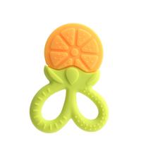 China Factory Direct Silicone Baby Teething Toy - Fruit-Shaped Tooth Care Stick, BPA-Free Safe Teether for Infants for sale