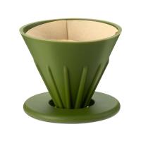 China Factory Direct Outdoor Foldable Hand-Drip Coffee V-Shaped V60 Food-Grade Silicone Coffee Filter Cup Set for sale