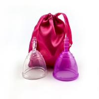 China Factory In-Stock Reusable EU-Standard Liquid Silicone Menstrual Cup, Leak-Proof & Customizable for sale