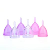 China Factory In-Stock Reusable EU-Standard Liquid Silicone Menstrual Cup, Leak-Proof & Customizable for sale