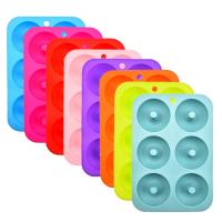 China Factory Direct 6-Piece Silicone Baking Mold, Food Grade Chocolate Dough Mold for Bulk Supply & Customization for sale