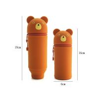 China Factory Direct Cartoon Silicone Telescopic Pen Holder, Portable Backpack Storage Box for Bulk Supply & Customization for sale