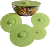 China Factory Direct Silicone Pot Lid 5-Piece Set, Food Preservation Sealing Lid for Cups/Bowls/Jars, Refrigerator Dust-proof & Microwave Splash-proof Cover (Customizable) for sale