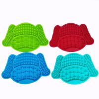 China Factory Direct Food-grade Silicone Pet Suction Cup Feeding Pad, Non-slip Pet Meal Mat for Dogs & Cats (Customizable, Easy to Clean) for sale