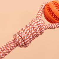 China Factory Direct Dog Toys, Rubber Rope Knot Chew Balls, Puppy Boredom Relief Rope-pulling Balls (Non-damaging Rope Knot, Chewable, Customizable) for sale