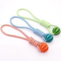 China Factory Direct Dog Toys, Rubber Rope Knot Chew Balls, Puppy Boredom Relief Rope-pulling Balls (Non-damaging Rope Knot, Chewable, Customizable) for sale