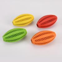 China Factory Direct Dog Toys for Self-amusement & Relaxation, Football-shaped Chew Toys, Teeth Grinding Balls, Food Leakage Balls (Durable, Safe, Customizable) for sale