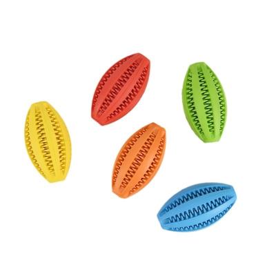China Factory Direct Dog Toys for Self-amusement & Relaxation, Football-shaped Chew Toys, Teeth Grinding Balls, Food Leakage Balls (Durable, Safe, Customizable) for sale