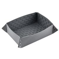 China Factory Direct Silicone Magnetic Suction Foldable Storage Box - Multi-functional Portable for Outdoor Camping, Fruit Tray, Table Mat & Heat Insulation Pad for sale