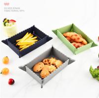China Factory Direct Silicone Magnetic Suction Foldable Storage Box - Multi-functional Portable for Outdoor Camping, Fruit Tray, Table Mat & Heat Insulation Pad for sale
