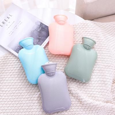 China Factory Direct Silicone Hot Water Bag, Safe Leak-Proof Flexible Warm Water Bottle for Home & Wholesale for sale