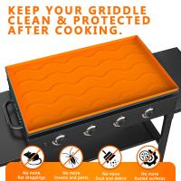 China Factory Direct Barbecue Grill Silicone Protective Pad, Cleaning Pad & Barbecue Pan Silicone Cover for Wholesale for sale