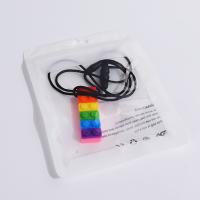 China Single-Color Rainbow Silicone Building Block Chewing Stick for Children, BPA-Free Teething Toy, Factory Direct Wholesale for sale