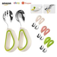 China Children's Training Fork and Spoon Set, Cheese Baby Food Handle Spoon, BPA-Free Baby Feeding Utensils, Factory Direct Wholesale for sale