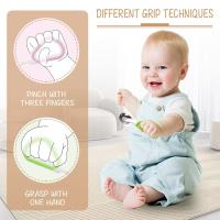 China Children's Training Fork and Spoon Set, Cheese Baby Food Handle Spoon, BPA-Free Baby Feeding Utensils, Factory Direct Wholesale for sale