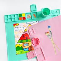 China Factory Direct Silicone Painting Pad - Children's Art Pad, Water-Soluble Silicone Graffiti Pad & Oil Painting Pad, Kids Drawing Board, B2B Wholesale for sale