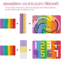 China Factory Direct Silicone Sensory Activity Board - Children's Educational & Stress-Relieving Toy, B2B Wholesale for sale