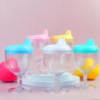 China Factory Direct Baby Silicone High-Top Cups - Children's Wine Glasses, Juice Cups, Water Cups, Learning Drinking Cups with Anti-Fall Design for sale