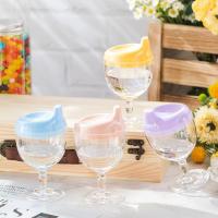 China Factory Direct Baby Silicone High-Top Cups - Children's Wine Glasses, Juice Cups, Water Cups, Learning Drinking Cups with Anti-Fall Design for sale