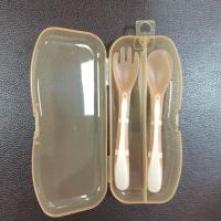 China Factory Direct Silicone Baby Fork Spoon Set, Baby Complementary Food Utensils for Self-Feeding Training, BPA-Free Children's Eating Learning Tools for sale