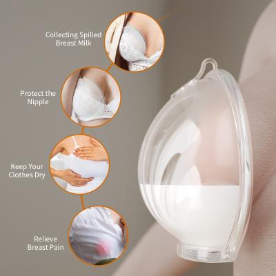 China Factory Direct Washable Breast Milk Collector, Hands-Free Wearable Milk Collector, Overflow Prevention Breast Pad for Nursing Moms for sale