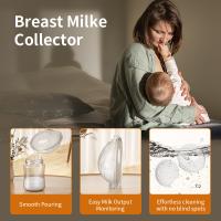 China Factory Direct Washable Breast Milk Collector, Hands-Free Wearable Milk Collector, Overflow Prevention Breast Pad for Nursing Moms for sale
