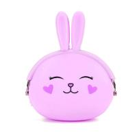 China Factory Direct Student-Specific Small Wallet, Cartoon Silicone Zero Wallet, Cute Rabbit Shaped Silicone Coin Purse for Kids for sale
