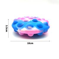 China Factory Direct Silicone 3D Spherical Rat Extermination Pioneer Flying Disc, Squishie Pressable Bubble Ball Fingertip Stress Relief Toy for sale