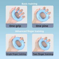 China Premium Silicone Hand Grip Trainer, Adjustable Finger Hand Strengthener, Portable Rehabilitation Grip Exerciser for Fitness, Therapy & Stress Relief, OEM Wholesale for sale