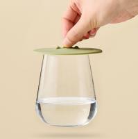 China Custom Universal Silicone Cup Lid Reusable Leak Proof Drink Cup Cover OEM ODM Bulk Wholesale for sale