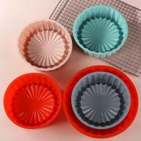 China Wholesale Food Grade Silicone Sunflower Cake Mold, Non-Stick Heat Resistant Baking Pan for Cake, Mousse, Jelly, Custom Logo Accepted for sale