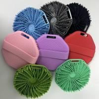 China Wholesale Polygon Silicone Bath Brush Soft Exfoliating Body Shower Brush Factory Direct for sale
