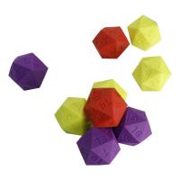 China Factory Direct 58mm Big Size Silicone D20 Gaming Dice Custom Color Logo for sale