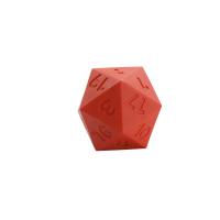 China Factory Direct 58mm Big Size Silicone D20 Gaming Dice Custom Color Logo for sale